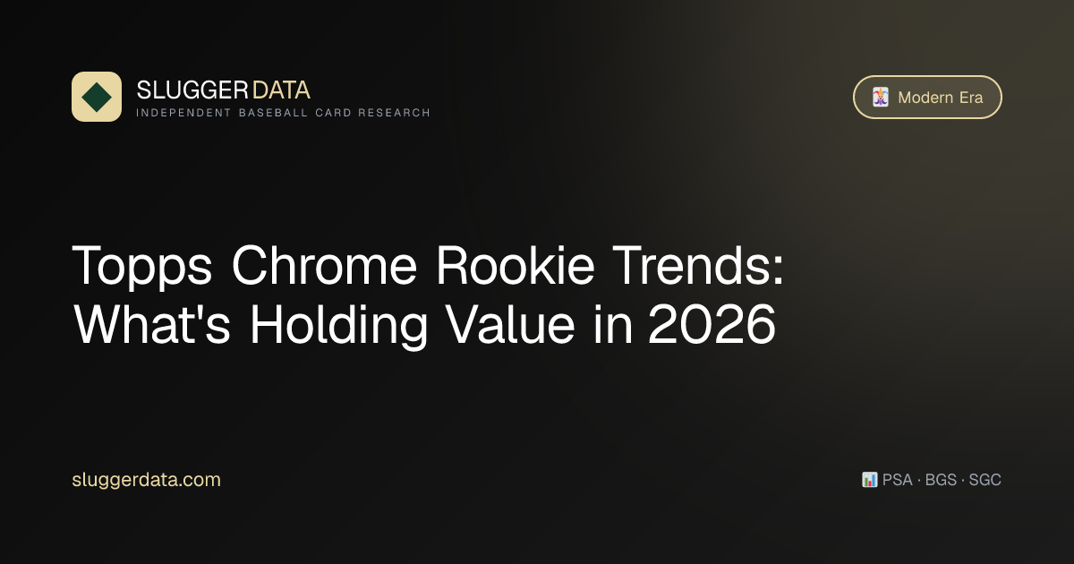Topps Chrome Rookie Trends: What's Holding Value in 2026 — Slugger ...